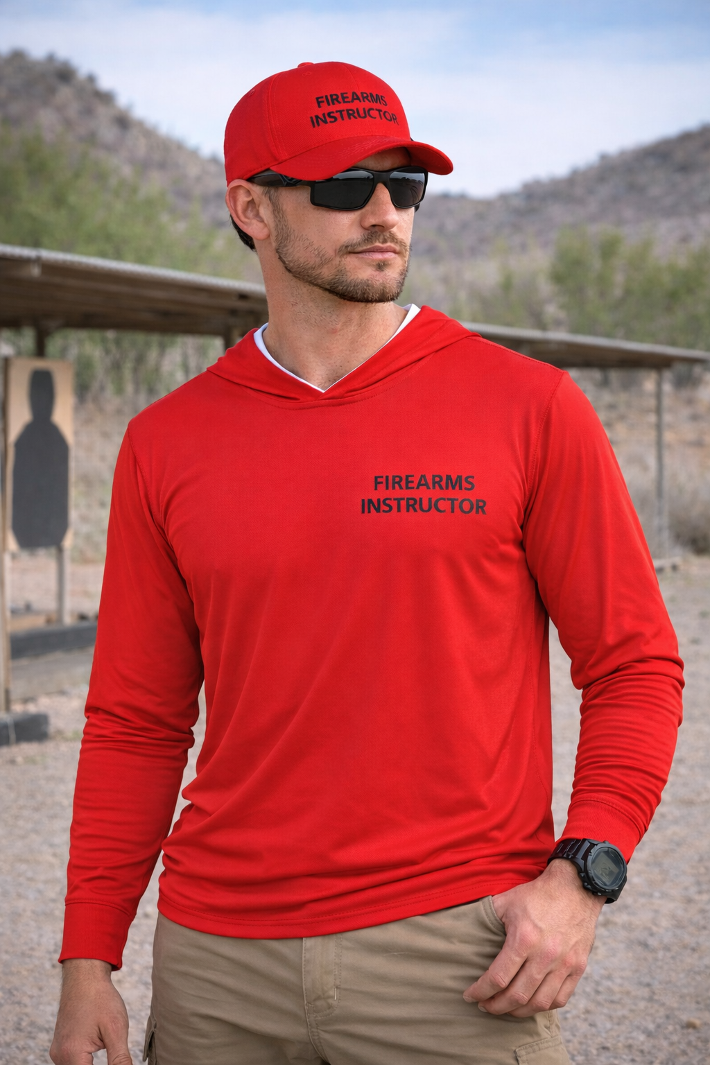 Firearms Instructor UPF 50+ Hoodie – Not Broken Apparel Co.